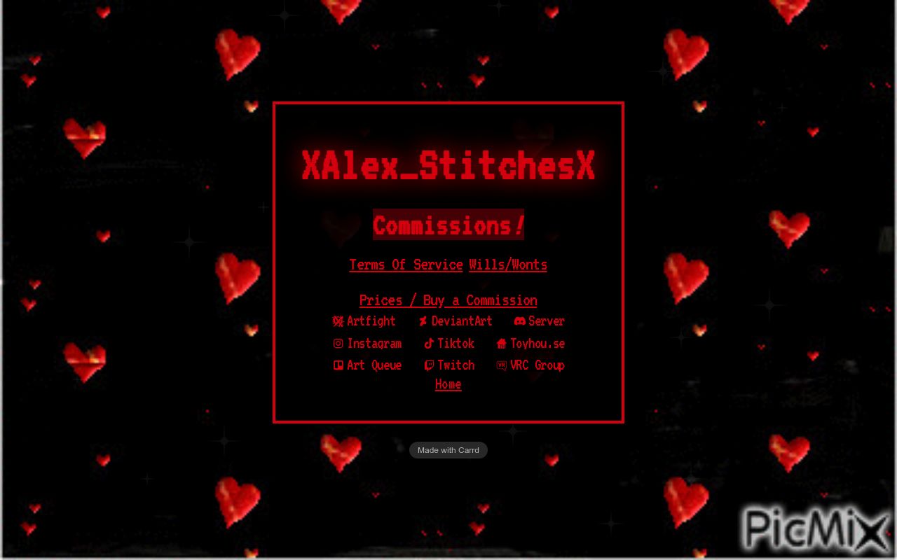 XAlex_StitchesX Commissions